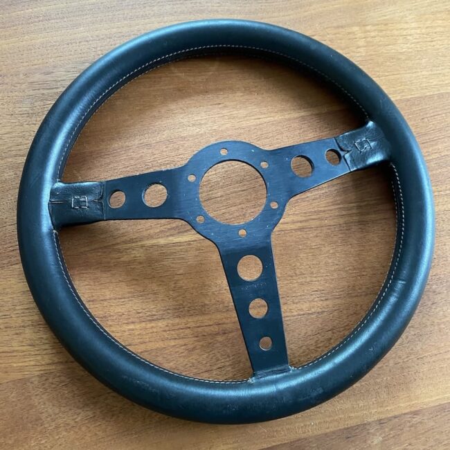 black second generation Momo Prototipo steering wheel - SOLD