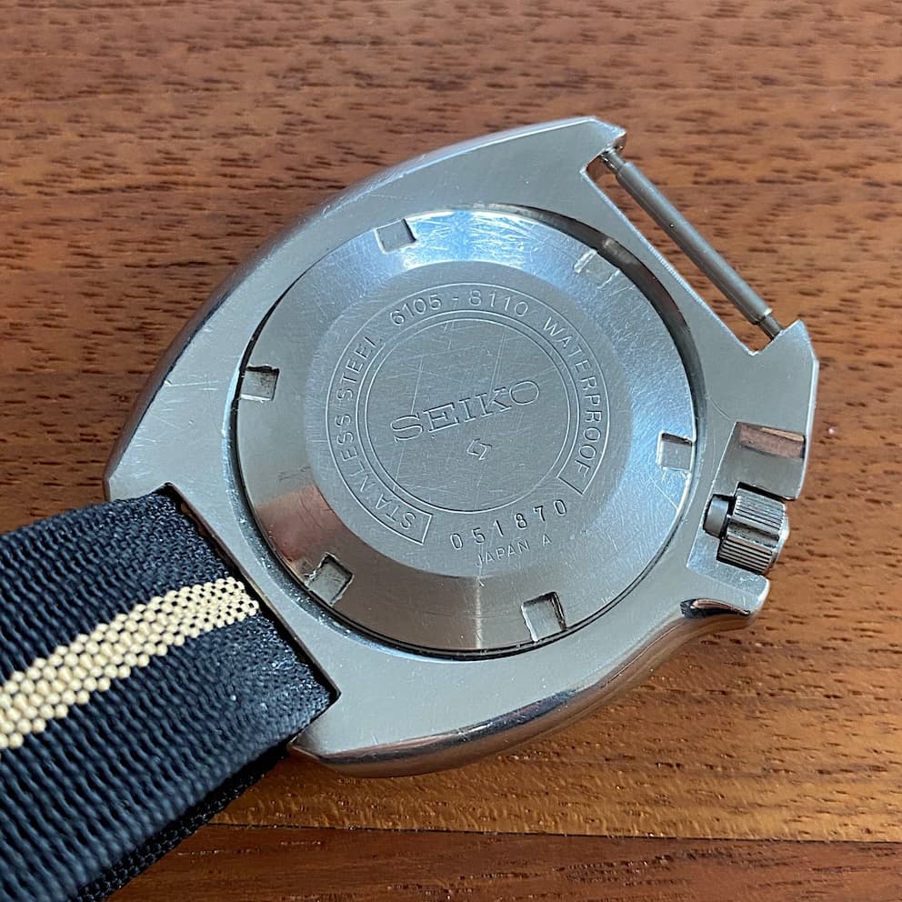 Seiko 6105-8110 Captain Willard Second Diver - 5/70 - not for sale