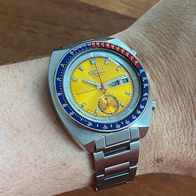 Seiko 6139-6000 Yellow Pogue Chronograph - Made 2/70